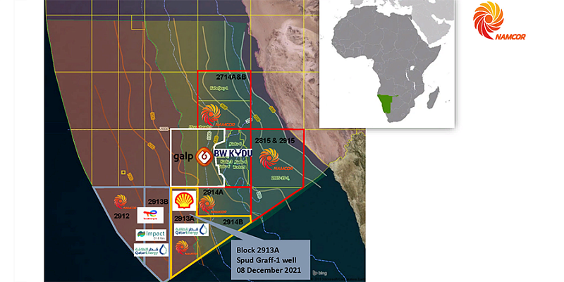 Shell успешно пробурила разведочную скважину на шельфе Намибии